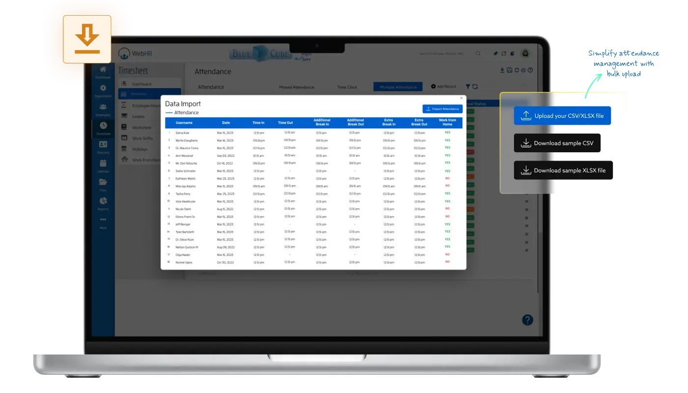 Time and Attendance Solution | WebHR